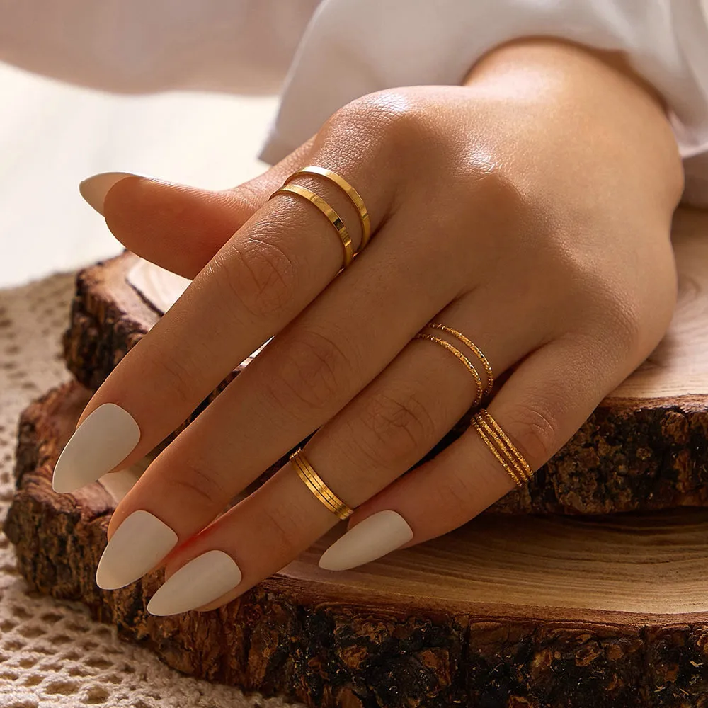 Wholesale alloy creative simple retro ten-piece joint ring set ...