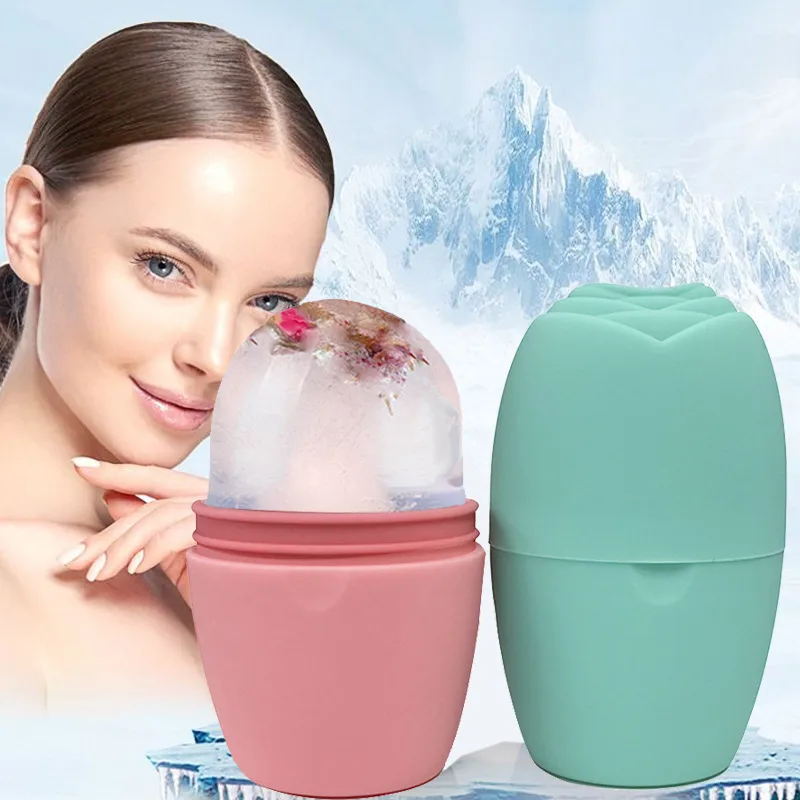 Wholesale silicone portable ice tray cooling facial massage ice ...