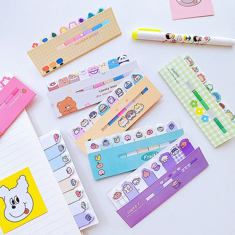 Wholesale japan and south korea stationery cute regimented rows notes ...