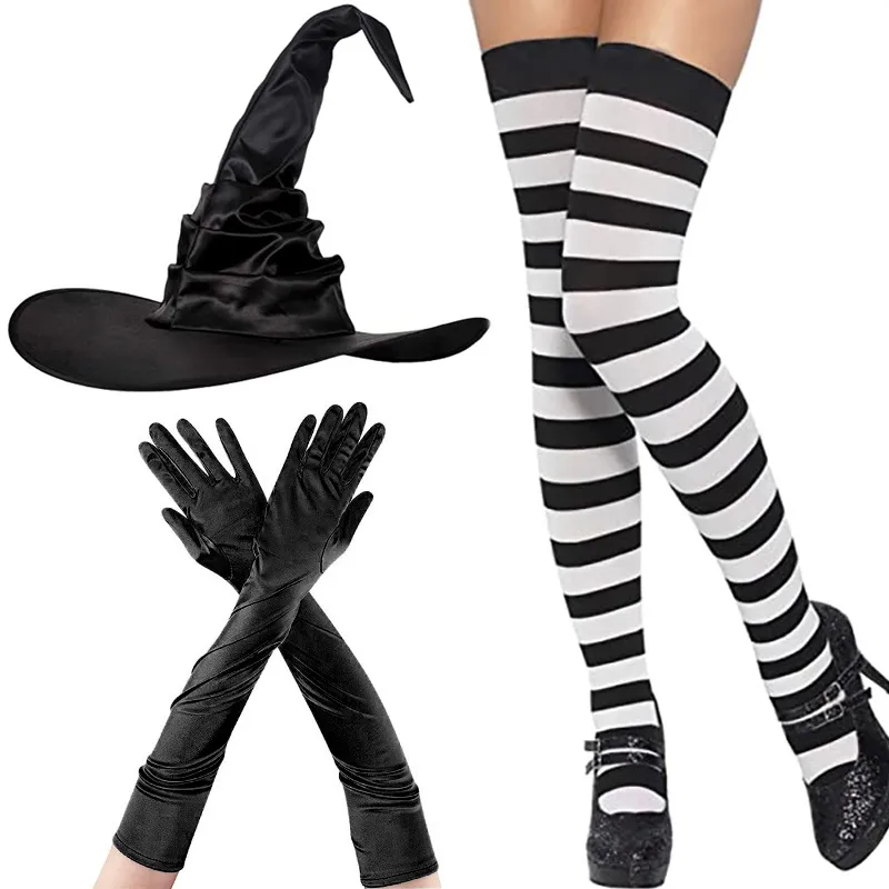 Wholesale halloween gothic punk stripe cloth party costume props ...