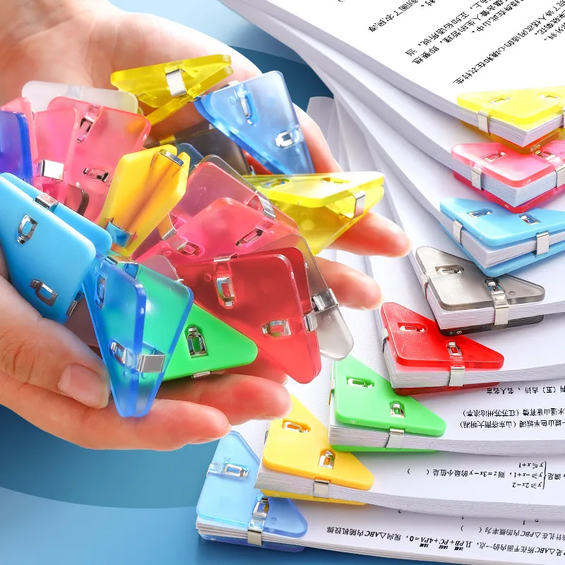 votre achat Triangle Transparent Pince Coin Clip Test Papier Clip ...