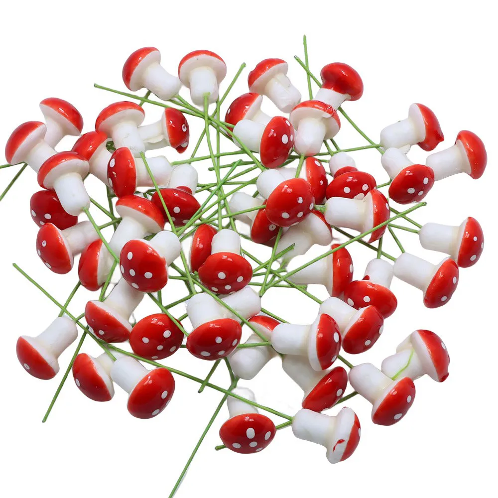 Wholesale Pastoral Mushroom Plastic Artificial Decorations ...