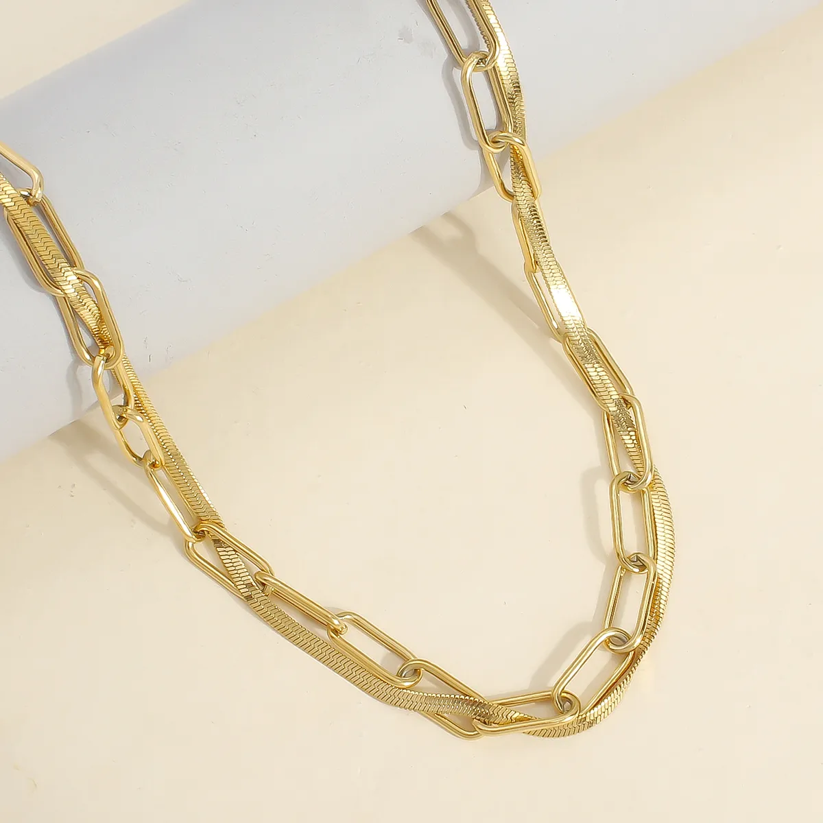 Wholesale Jewelry Solid Color Basic Modern Style Classic Style 304 ...