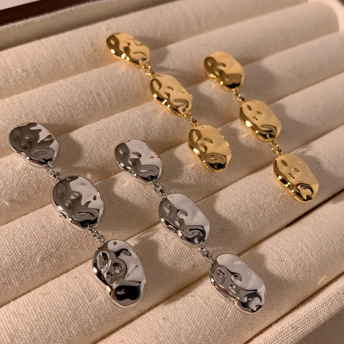 Wholesale 1 Pair Solid Color IG Style Modern Style Classic Style 304 ...