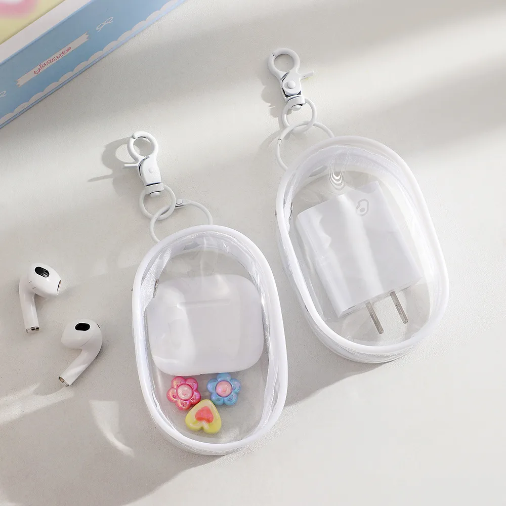 Wholesale Unisex Transparent PVC Zipper Coin Purses - DoubleWinWholesale