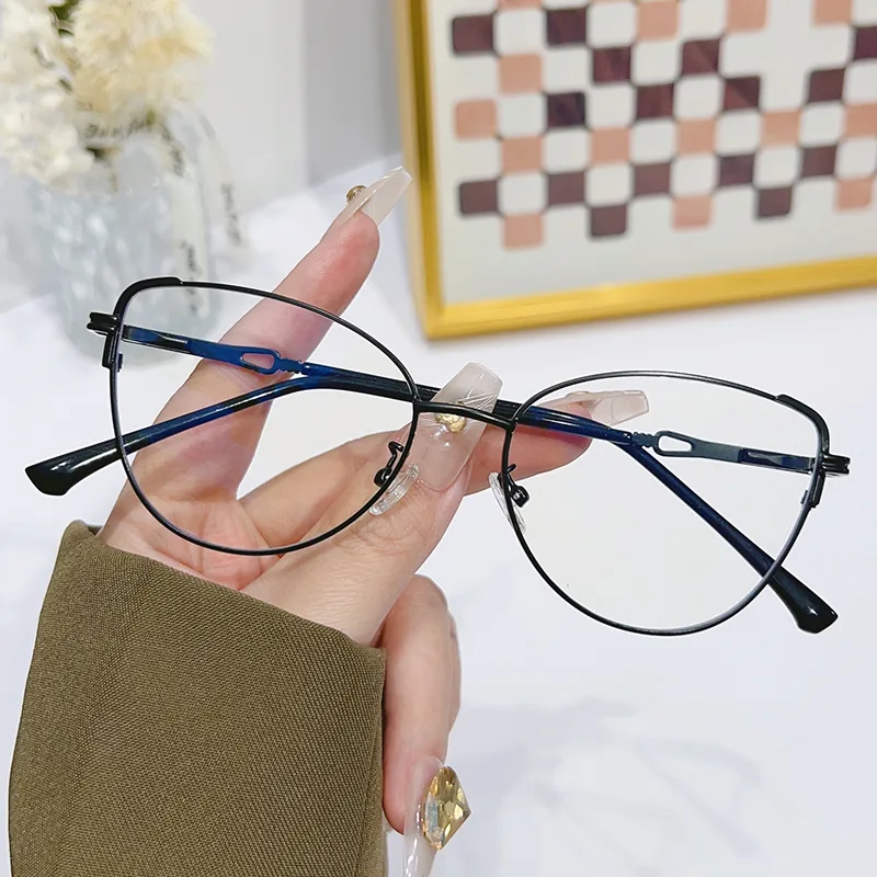 Wholesale Cat Eye Classic Style Commute Optical glasses Pc Full Frame ...