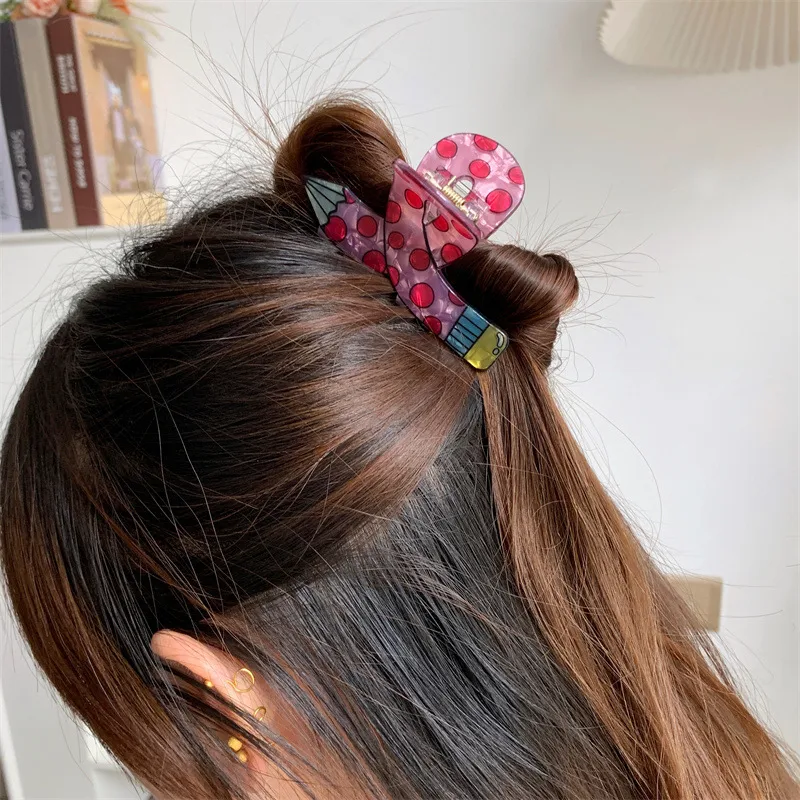 Wholesale Women's pencil Modern Style Classic Style Plastic Hair Claws ...