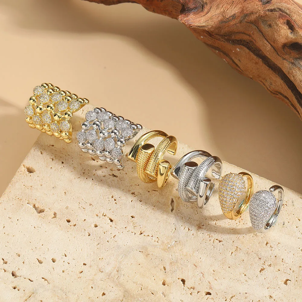 Wholesale Elegant Simple Style Copper Water Droplets Layered Braid ...