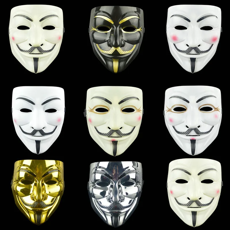Wholesale Halloween Plastic Human Face Masquerade Party Mask ...
