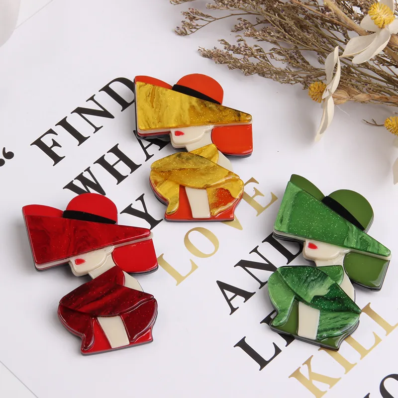 Wholesale classic style cartoon character arylic printing women's ...