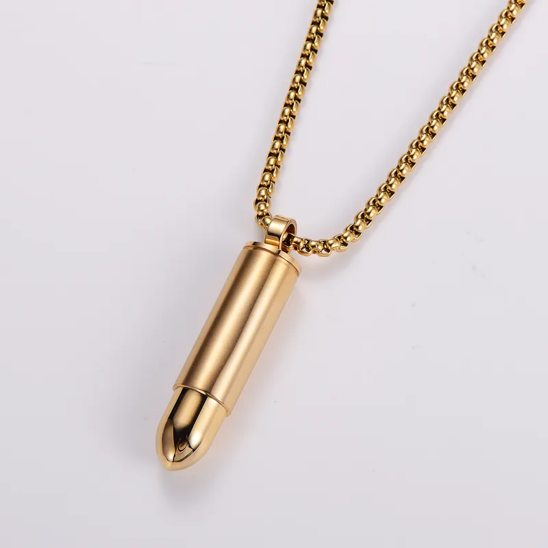 Wholesale Stainless Steel 18K Gold Plated Simple Style Bullet ...