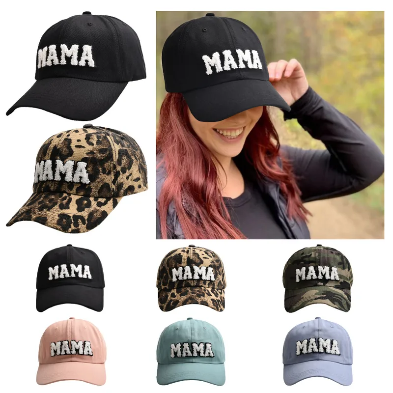 Wholesale women's fashion mama letter embroidery curved eaves baseball ...