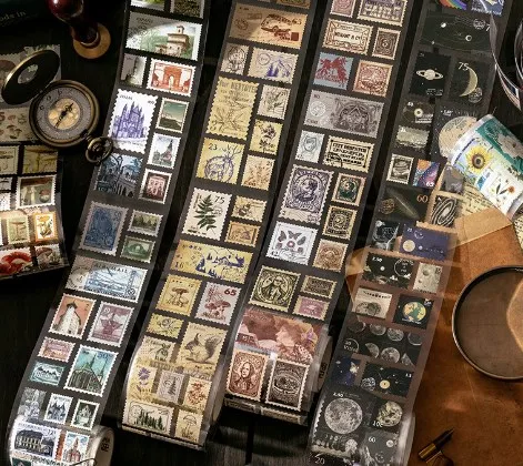 Wholesale mocard stamp waste discharge tape natural post office series ...