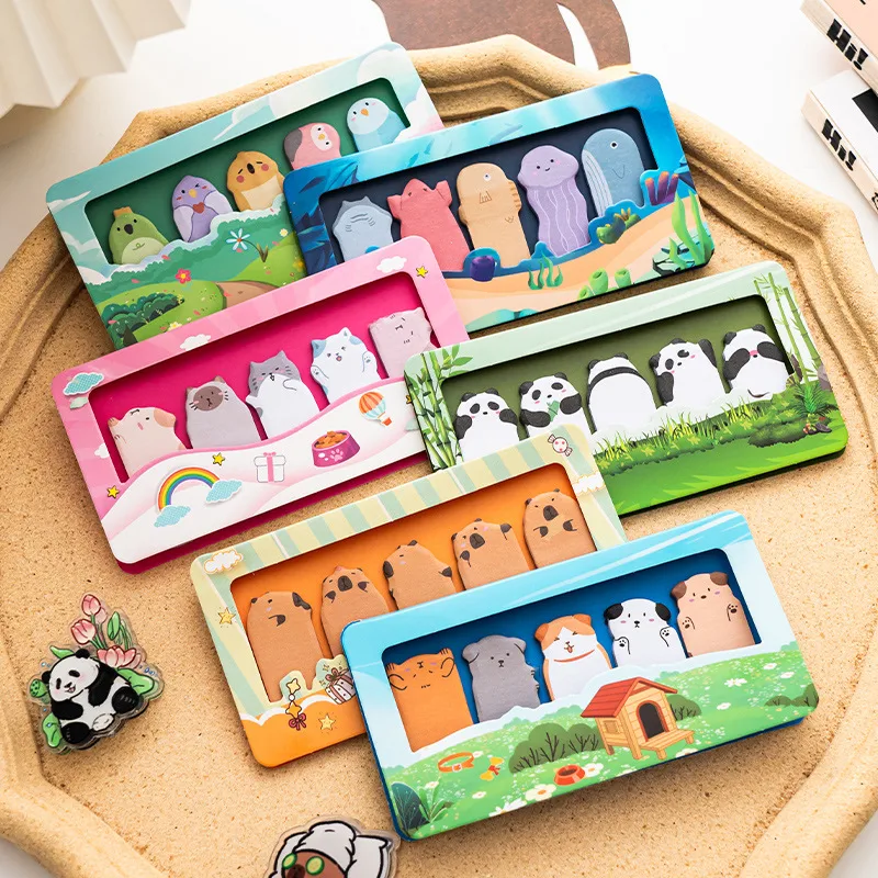 Wholesale Cross-Border Thumb Sticky Notes Good-looking Animal Park Note ...