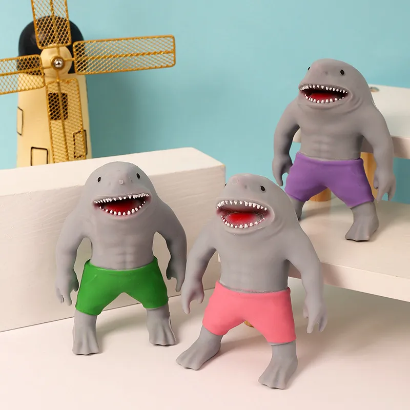 Wholesale Fidget Toys squishy toy Shark plastic Funny Novelty Squishy ...