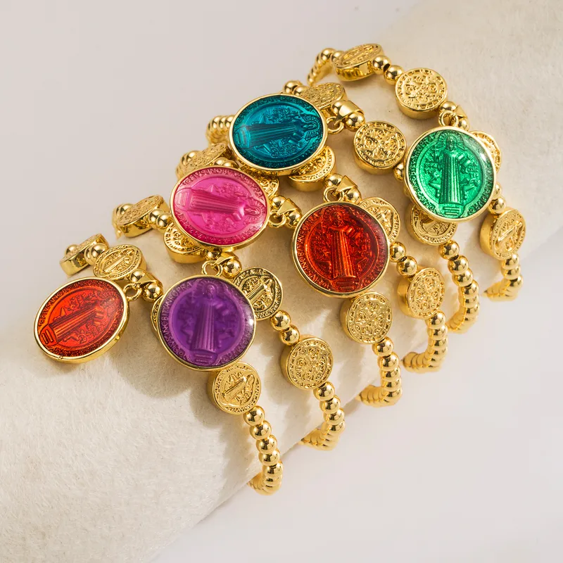 Wholesale Copper 18K Gold Plated Basic Artistic Plating Inlay Round ...