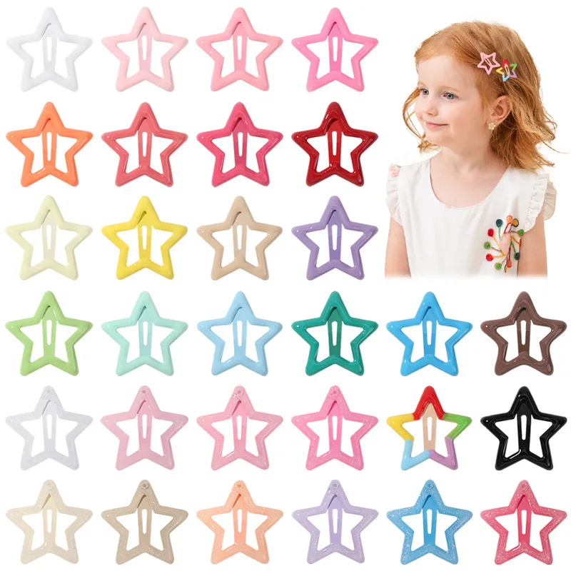 Wholesale Kid'S Cute Cartoon Star Plastic Hair Clip - DoubleWinWholesale