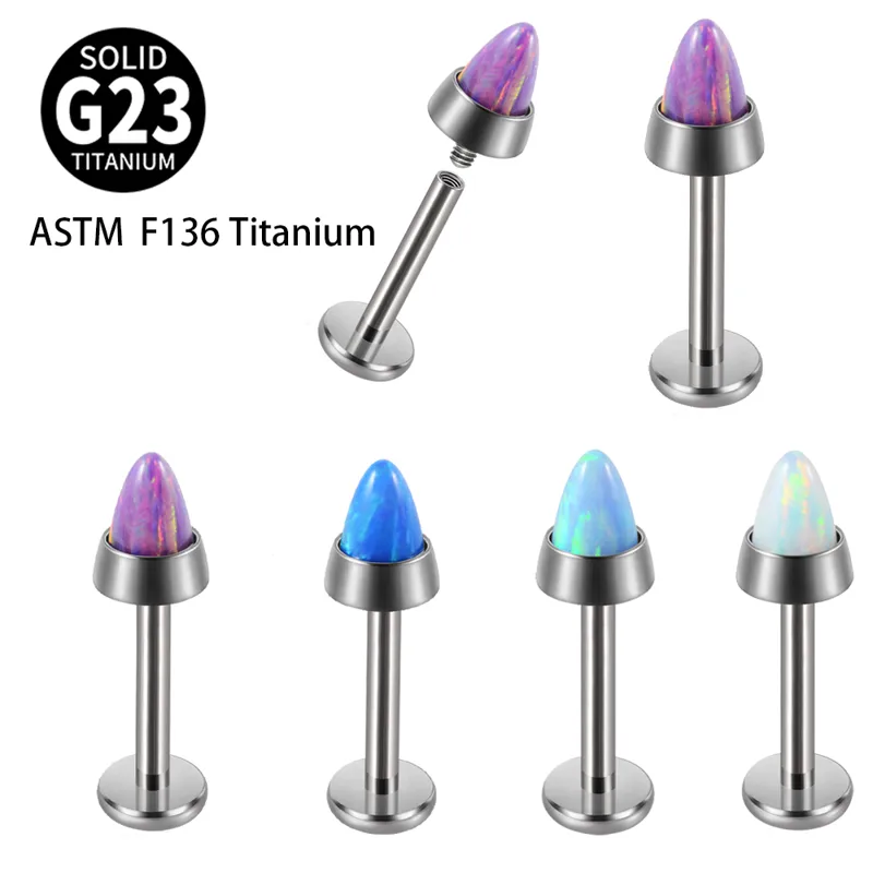 Wholesale Jewelry G23 Titanium Alloy Elegant Vacation Sharp Cone ...