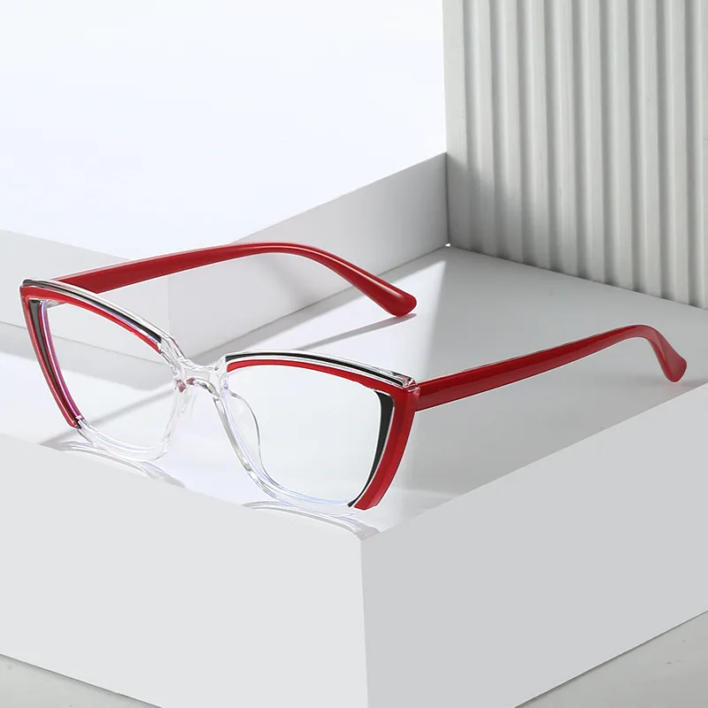 Wholesale Square Basic Square Leopard Pc Full Frame Optical Glasses ...