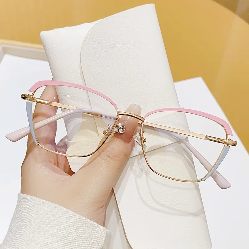 Wholesale Square Simple Style Optical glasses Pc Full Frame Optical ...